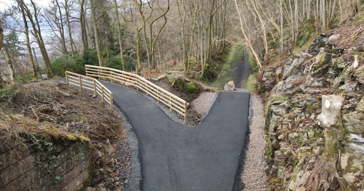 Phase 5 of Loch Earn Railway Path, Perthshire | CRC